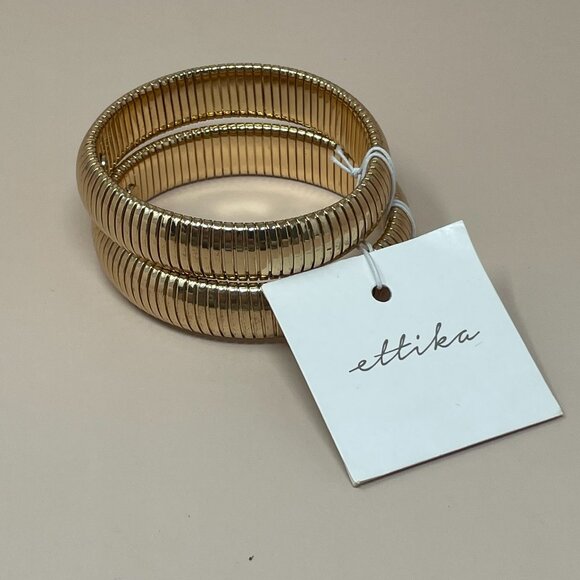 ettika | Jewelry | Ettika Flex Snake Chain Stretch Bracelet Set | Poshmark